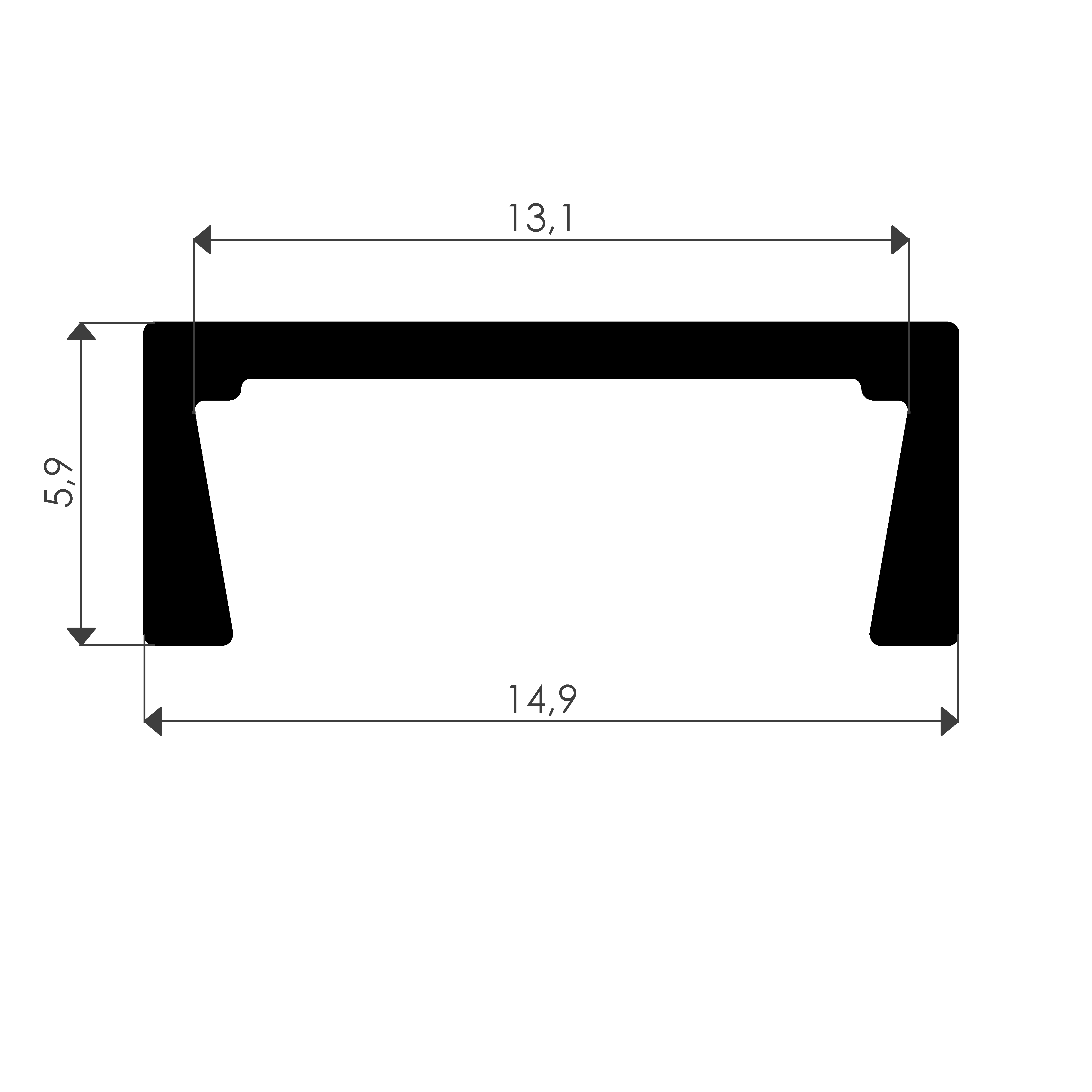 981 ASL-Ultra Thin Led Profile